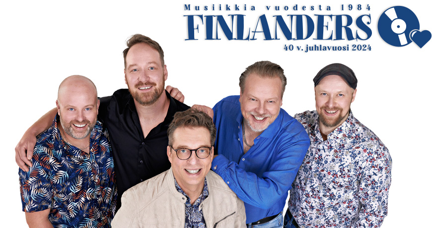 Finlanders on viihdyttänyt yleisöä jo 40 vuotta - Gramofoni Oy